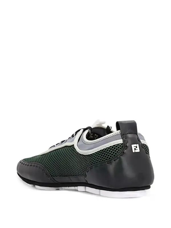 Fendi Lace-up Sneakers - Green