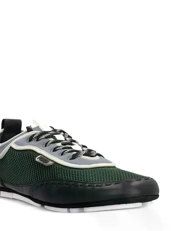 Fendi Lace-up Sneakers - Green