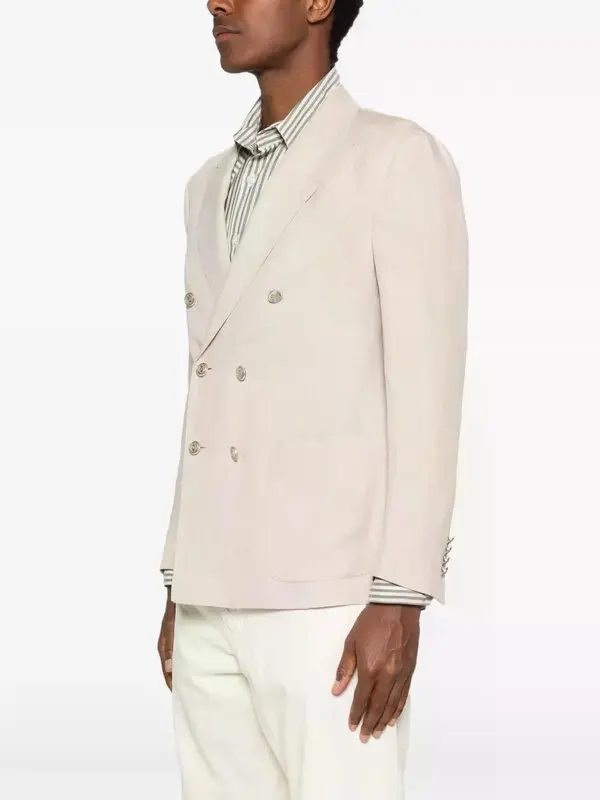 Eleventy Double-breasted Jacket
