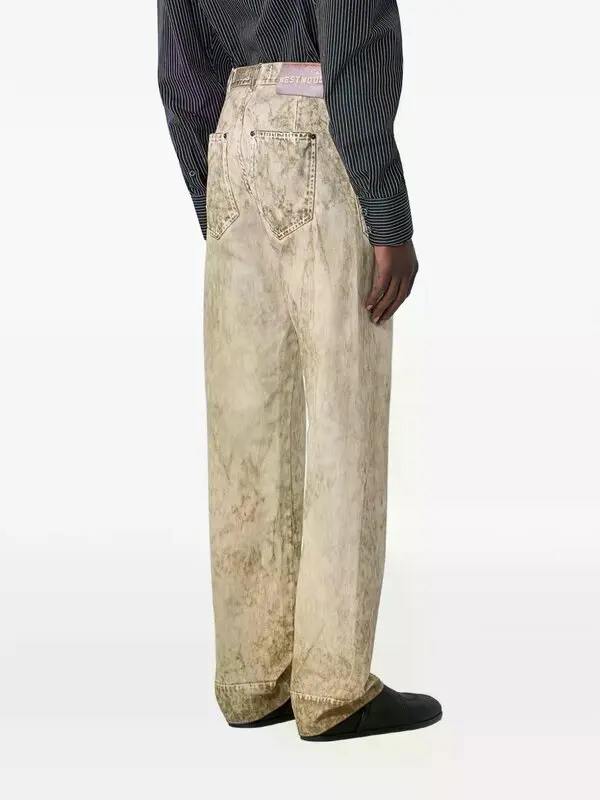 VIVIENNE WESTWOOD Logo-patch Five-pocket Jeans