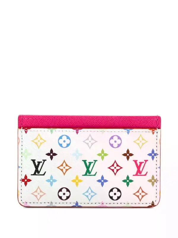 LOUIS VUITTON X Takashi Murakami Monogram Multicolor With Leather Card Holder - Multicolour
