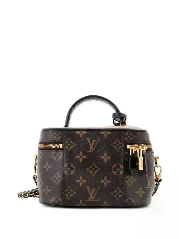 LOUIS VUITTON Vanity Handbag Reverse Monogram Canvas Pm