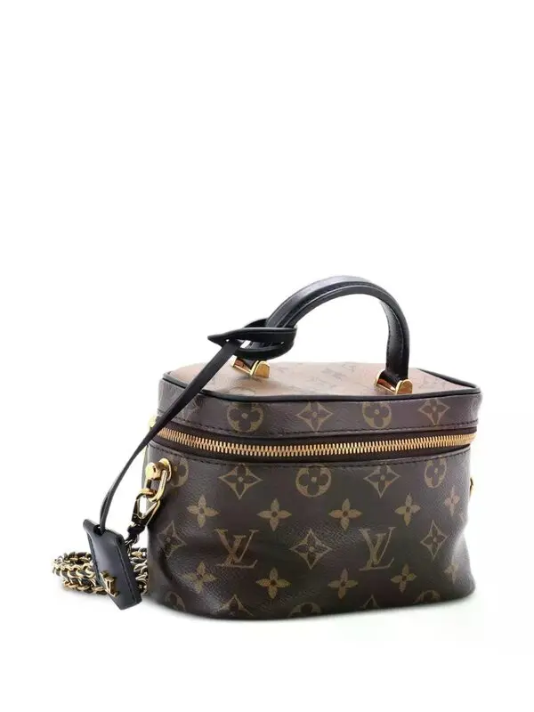 LOUIS VUITTON Vanity Handbag Reverse Monogram Canvas Pm