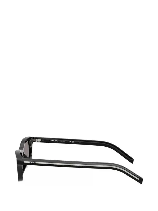 Prada Rectangle-frame Sunglasses - Black