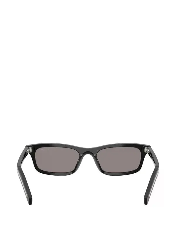 Prada Rectangle-frame Sunglasses - Black