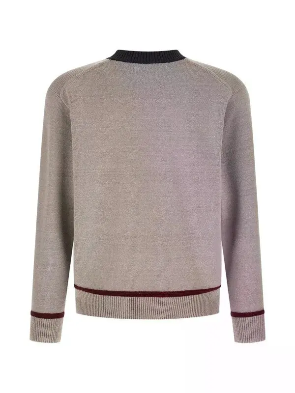 Junya Watanabe Jacquard Crew Neck Sweater - Neutrals