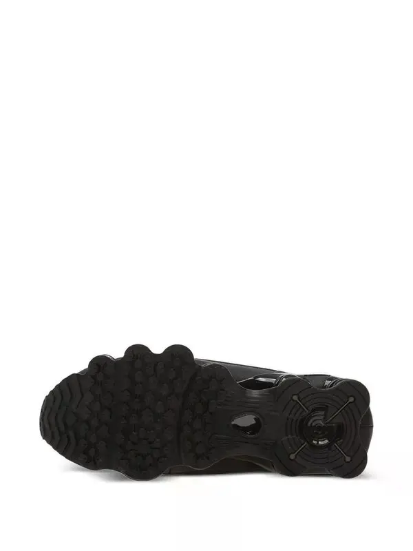 Nike Shox Tl Zip Logo Sneakers - Black
