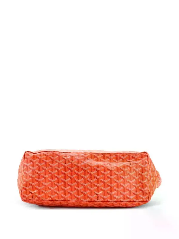Goyard Saint Louis Coated Canvas Pm Tote Bag - Orange