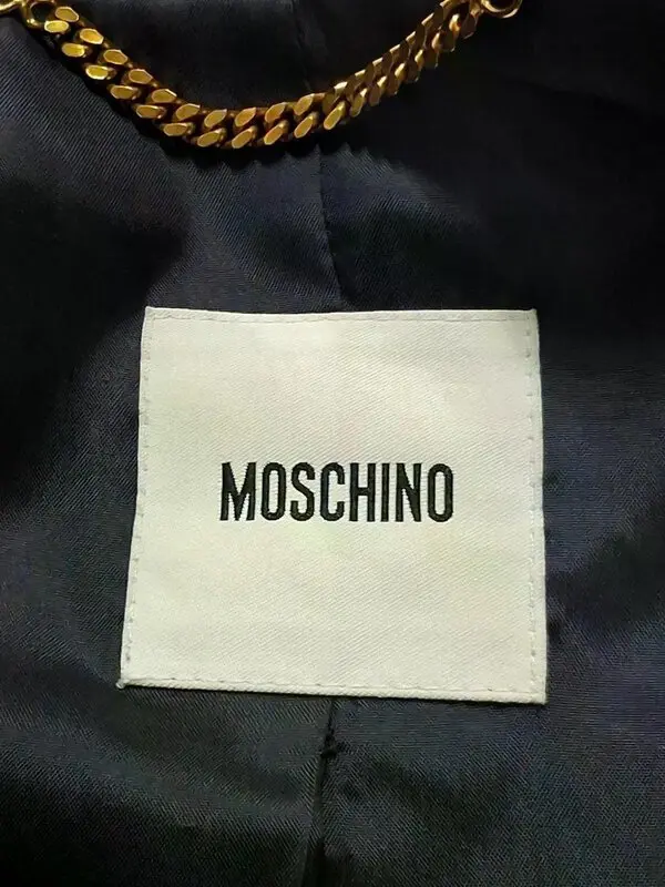 Moschino Double-breasted Puffed-sleeve Jacket