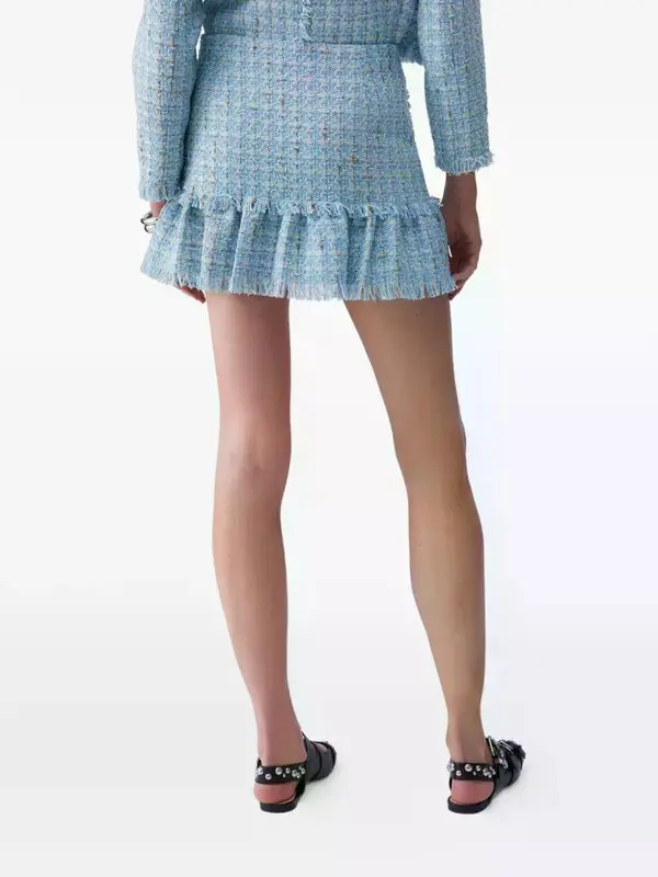 Liu Jo Bouclé Miniskirt With Embellished Details