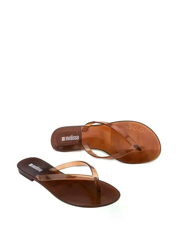 Melissa Harmonic Jelly Flip-flops - Brown