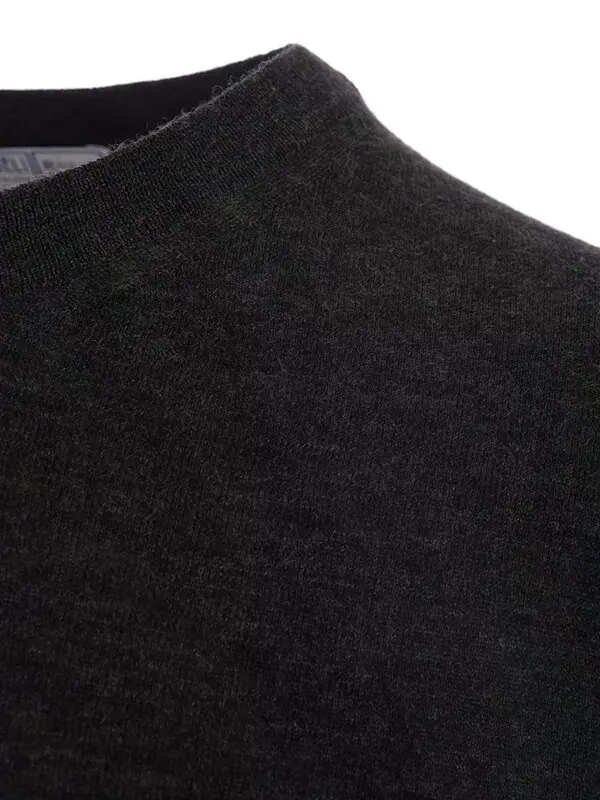 Fedeli Crew-neck Sweater - Black