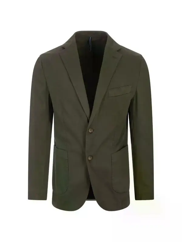 RUSSOCAPRI Button Oxford Cotton Blazer