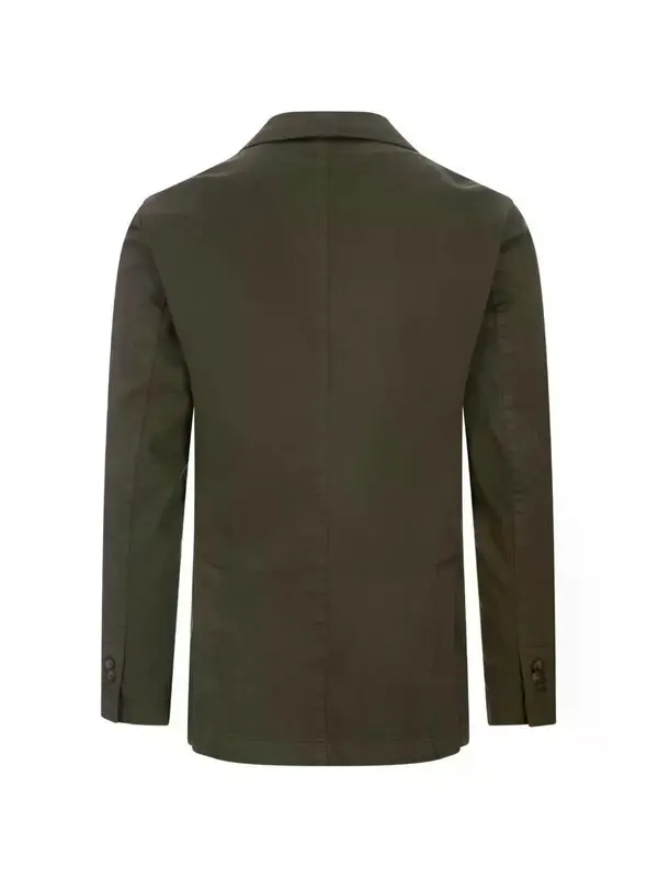 RUSSOCAPRI Button Oxford Cotton Blazer