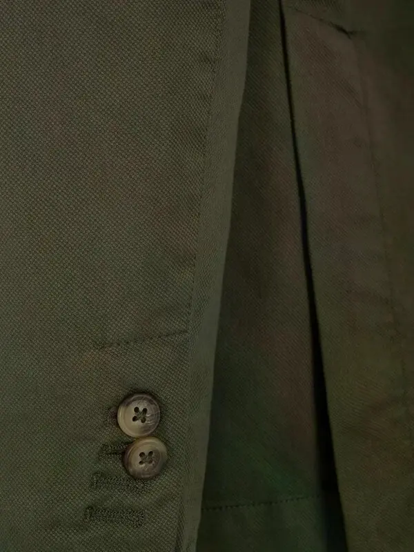 RUSSOCAPRI Button Oxford Cotton Blazer