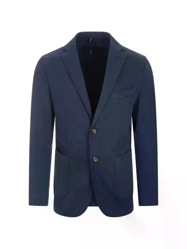 RUSSOCAPRI Oxford Single-breasted Blazer