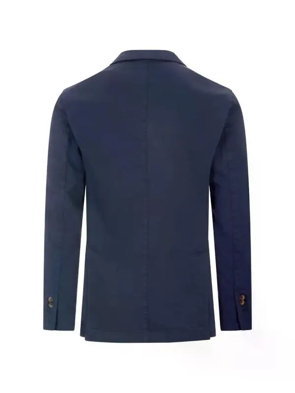 RUSSOCAPRI Oxford Single-breasted Blazer