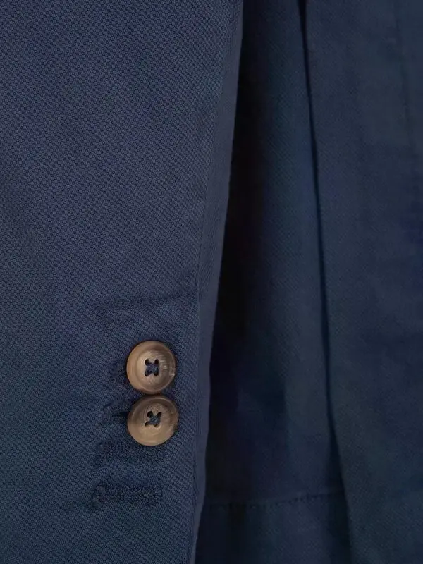 RUSSOCAPRI Oxford Single-breasted Blazer