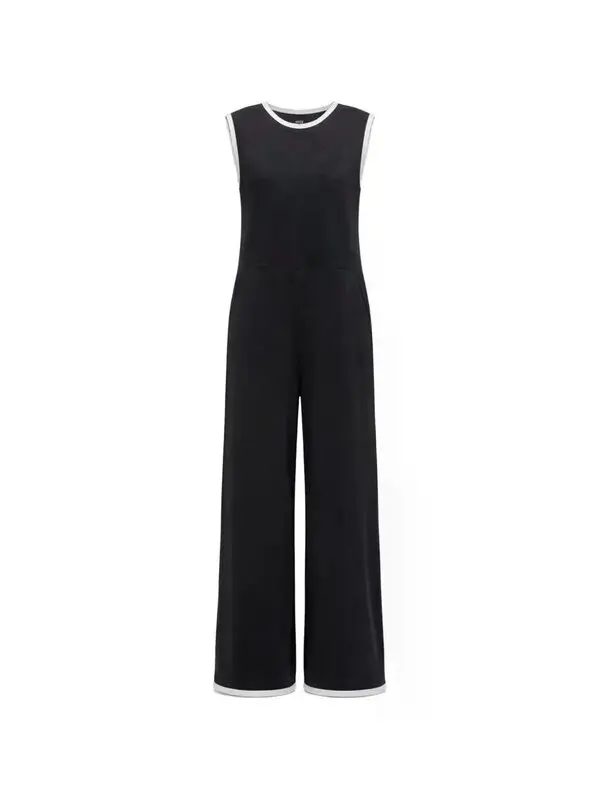 OSKLEN Short-sleeved Jumpsuit - Black