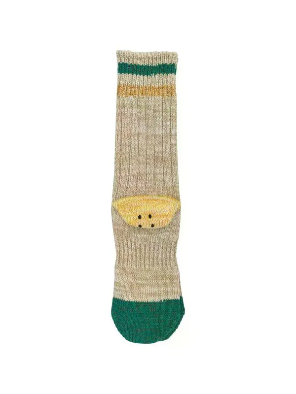 Kapital Striped Socks - Neutrals