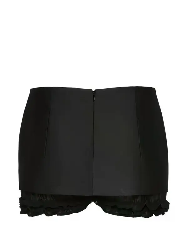 Magda Butrym Layered Mini Skirt Shorts