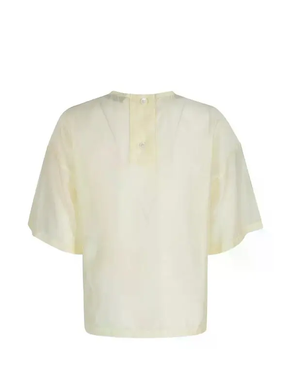 TELA Chest-pocket Short-sleeve Top