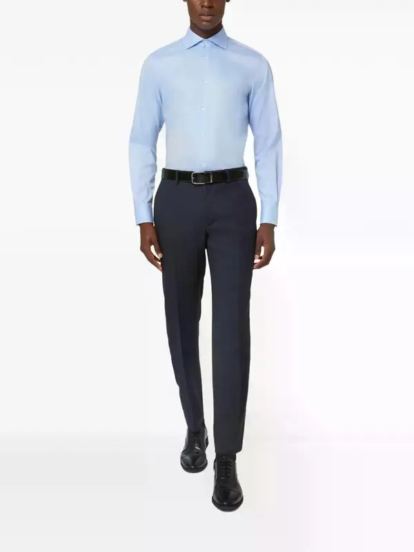 Boggi Milano Twill Windsor-collar Shirt