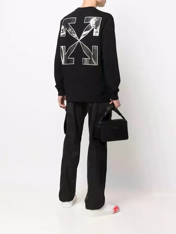 Off-White Caravaggio Arrow Print Long-sleeve T-shirt