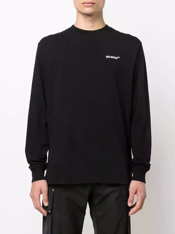 Off-White Caravaggio Arrow Print Long-sleeve T-shirt