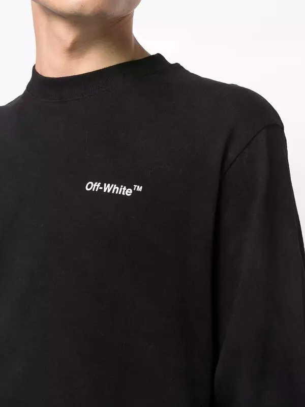Off-White Caravaggio Arrow Print Long-sleeve T-shirt