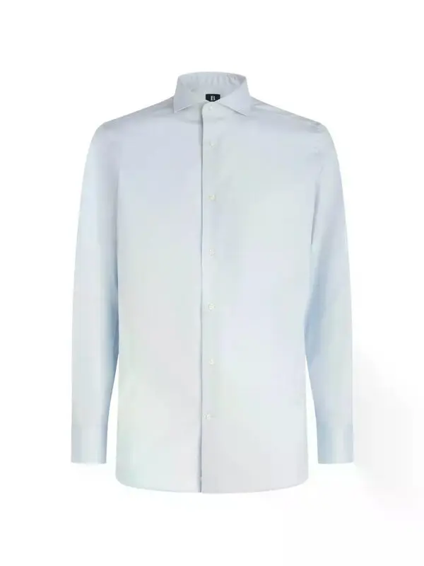 Boggi Milano Opne-collar Cotton Shirt