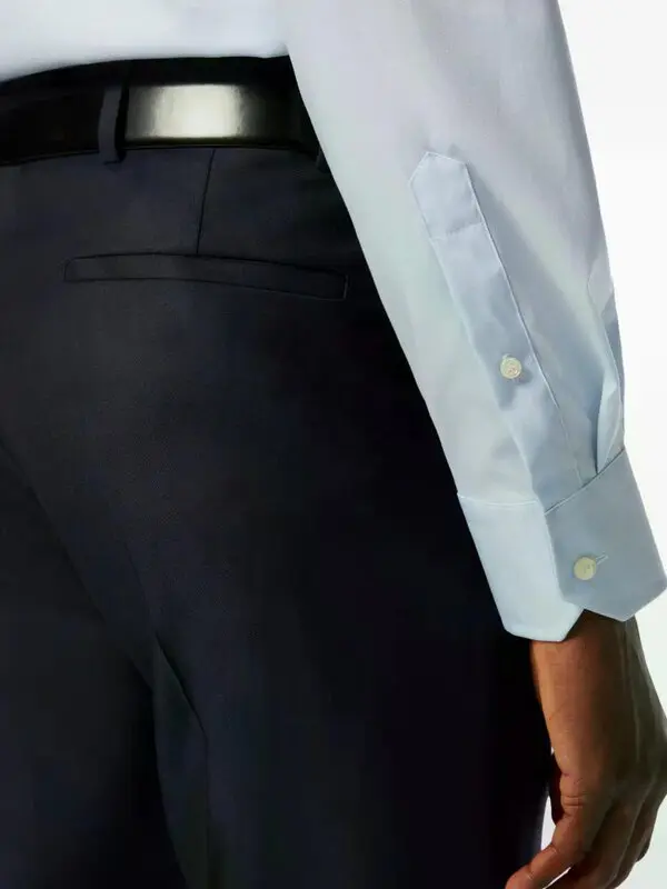 Boggi Milano Opne-collar Cotton Shirt