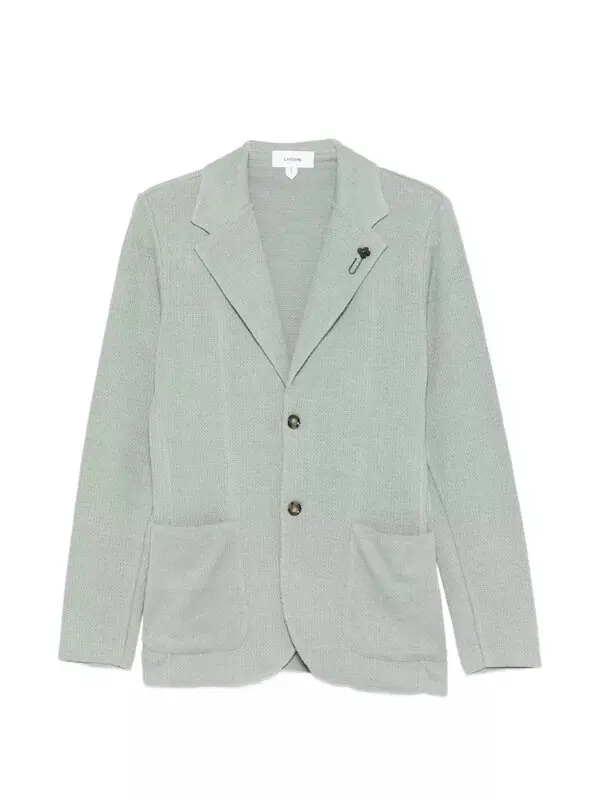 LARDINI Patch Pocket Blazer - Green