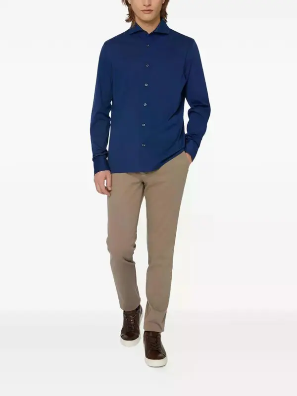 Boggi Milano Garment Dyed Trousers - Neutrals