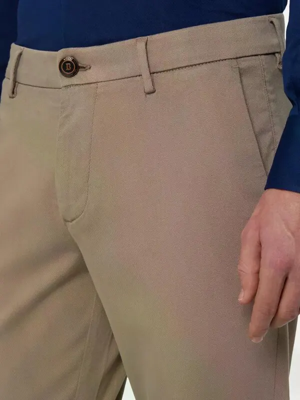 Boggi Milano Garment Dyed Trousers - Neutrals