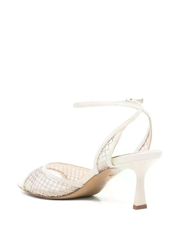 Lola Cruz Ruby Heeled Sandals - Neutrals