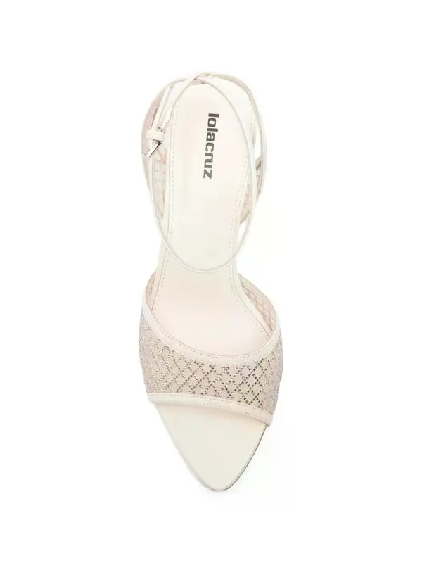 Lola Cruz Ruby Heeled Sandals - Neutrals