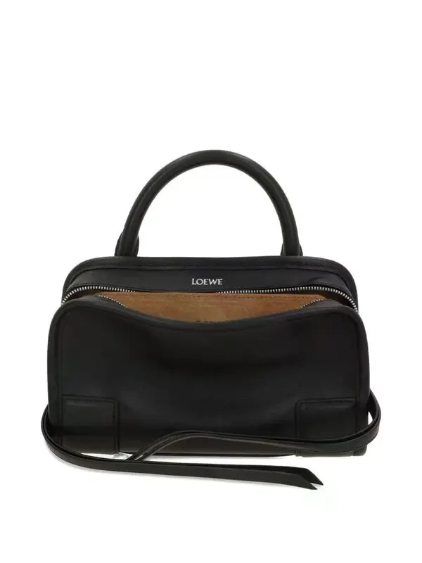 Loewe Small Amazona 180 Leather Tote Bag - Black
