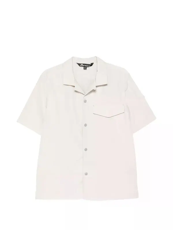 Moose Knuckles Charlesbourg Short-sleeve Shirt - Neutrals