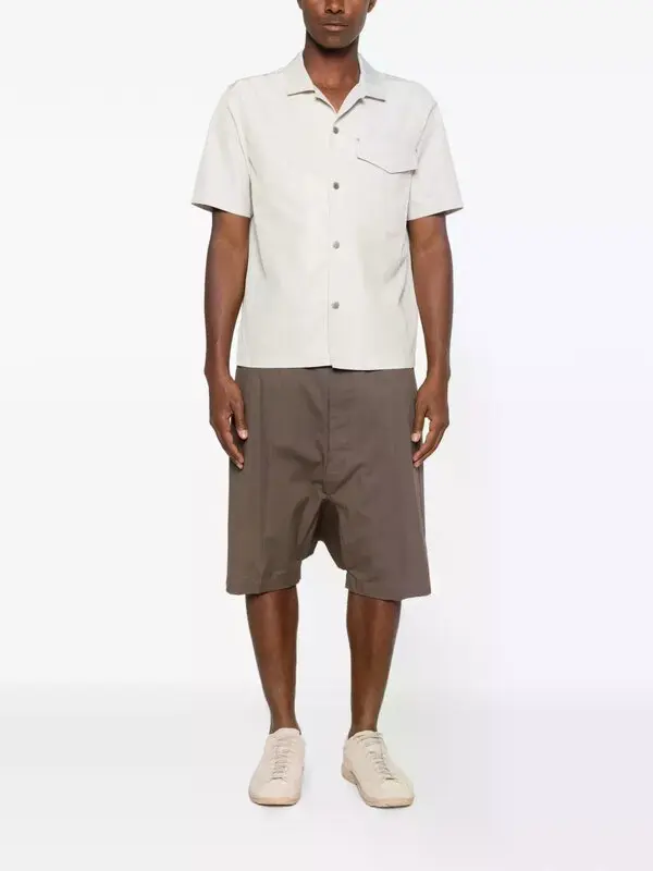 Moose Knuckles Charlesbourg Short-sleeve Shirt - Neutrals