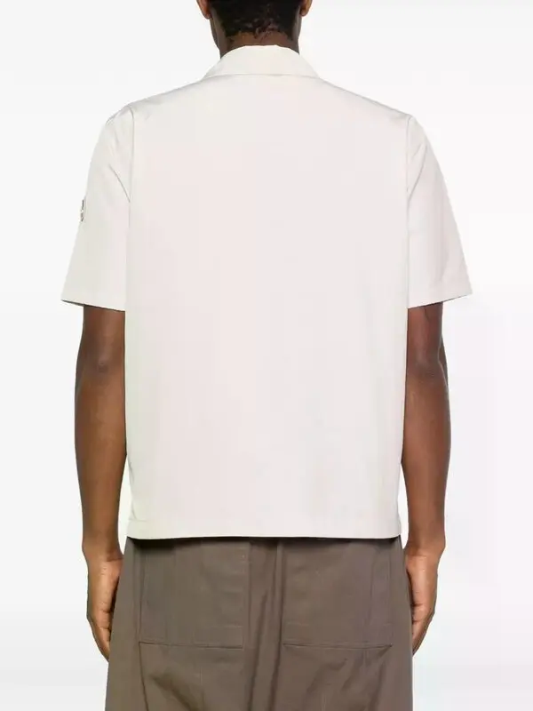 Moose Knuckles Charlesbourg Short-sleeve Shirt - Neutrals