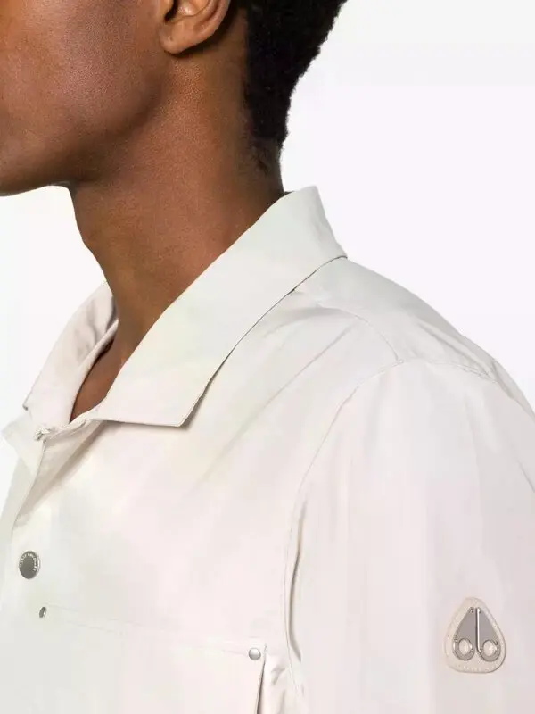 Moose Knuckles Charlesbourg Short-sleeve Shirt - Neutrals