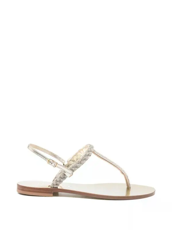 EDDI CUOMO T-strap Sandals