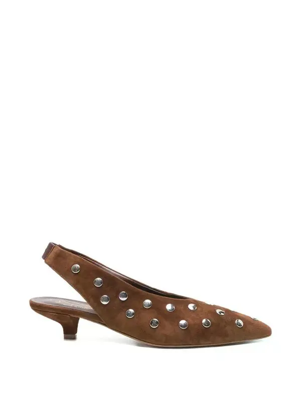 BIANCADI Studded Slingback Pumps
