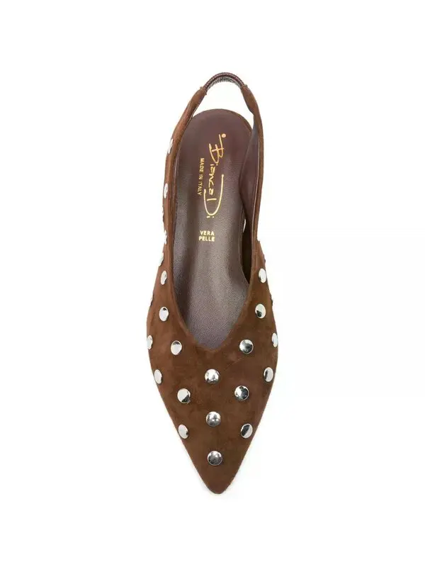 BIANCADI Studded Slingback Pumps