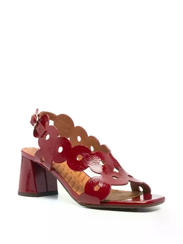 Chie Mihara Cutout Sandals - Red