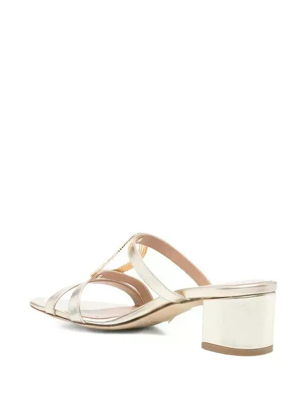 EDDI CUOMO Circle-embellished Mules