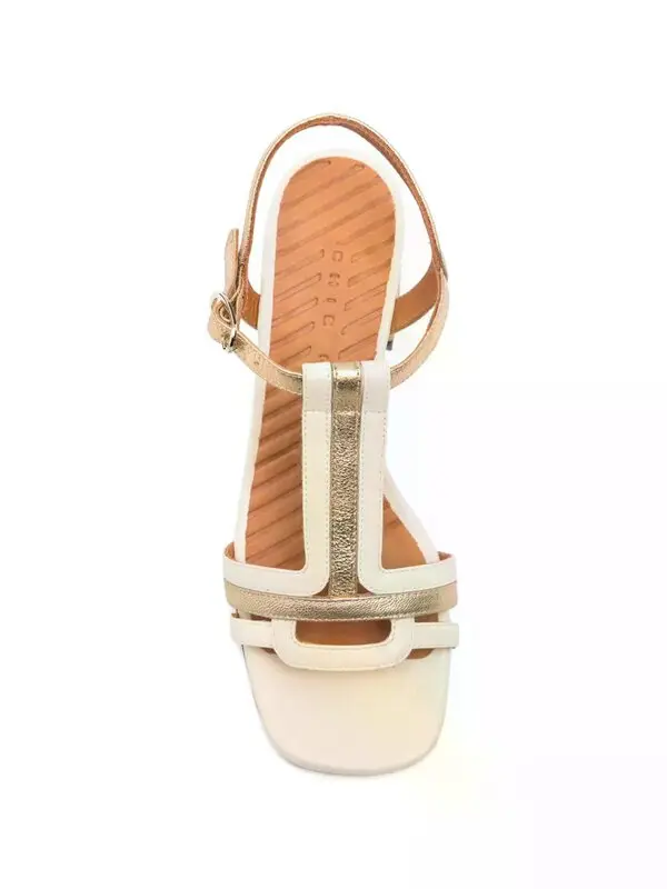 Chie Mihara T-bar Strap Sandals - Gold