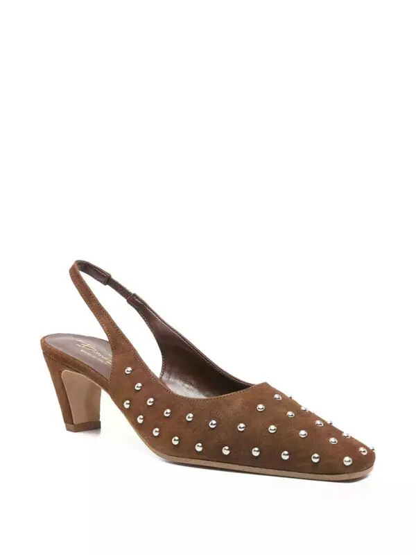 BIANCADI Studded Slingback Pumps