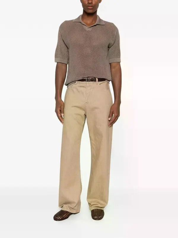 Tagliatore Knitted Short-sleeve T-shirt - Brown
